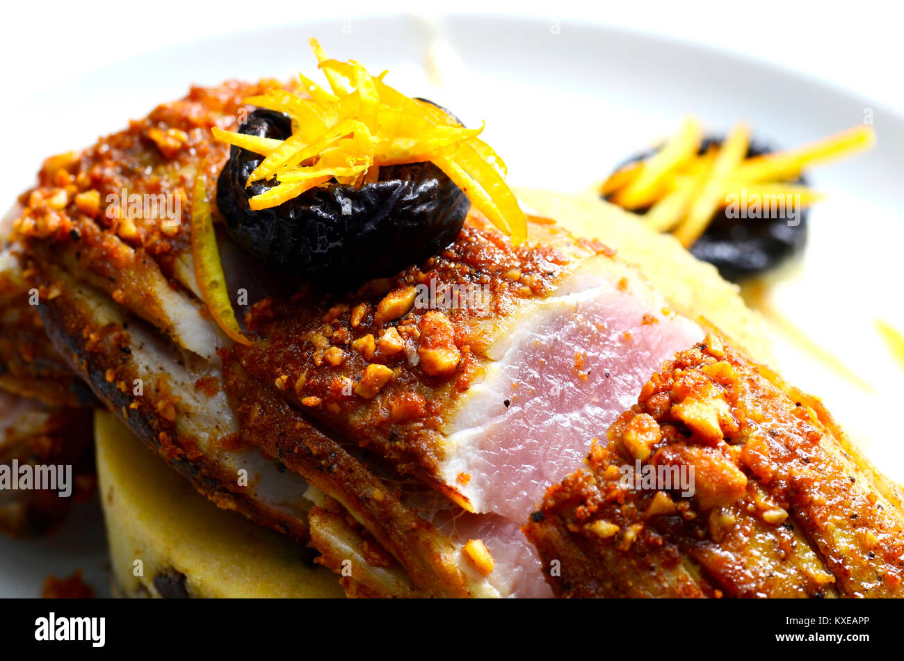 Prepared delicious meat Stock Photo - Alamy
