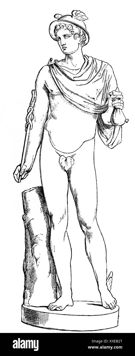 Greek god statue athens Black and White Stock Photos & Images - Alamy