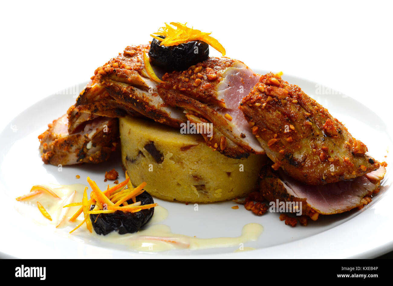 Prepared delicious meat Stock Photo - Alamy