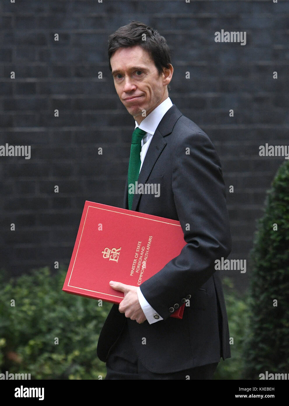 Rory Stewart MP arriving in Downing Street, London, as Theresa May ...