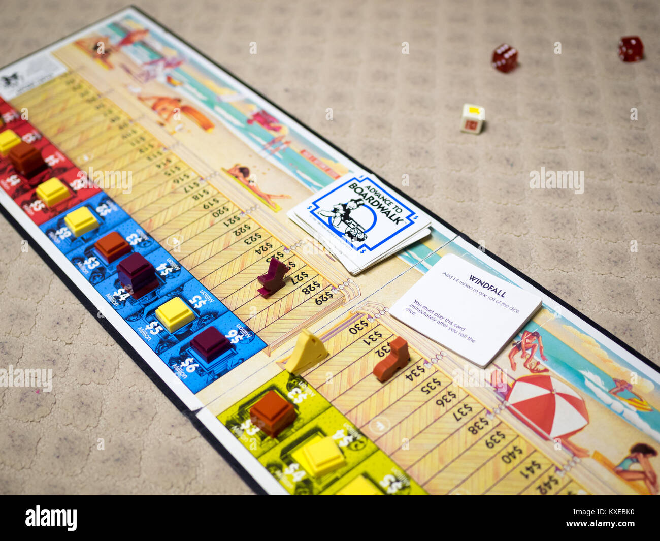 Monopoly advance to boardwalk hi-res stock photography and images - Alamy