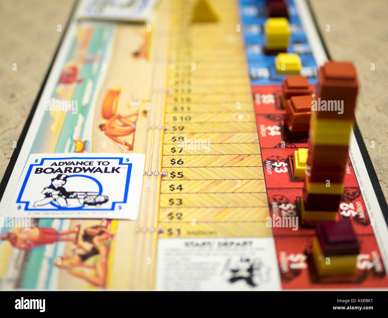 Advance to boardwalk boardgame hi-res stock photography and images - Alamy