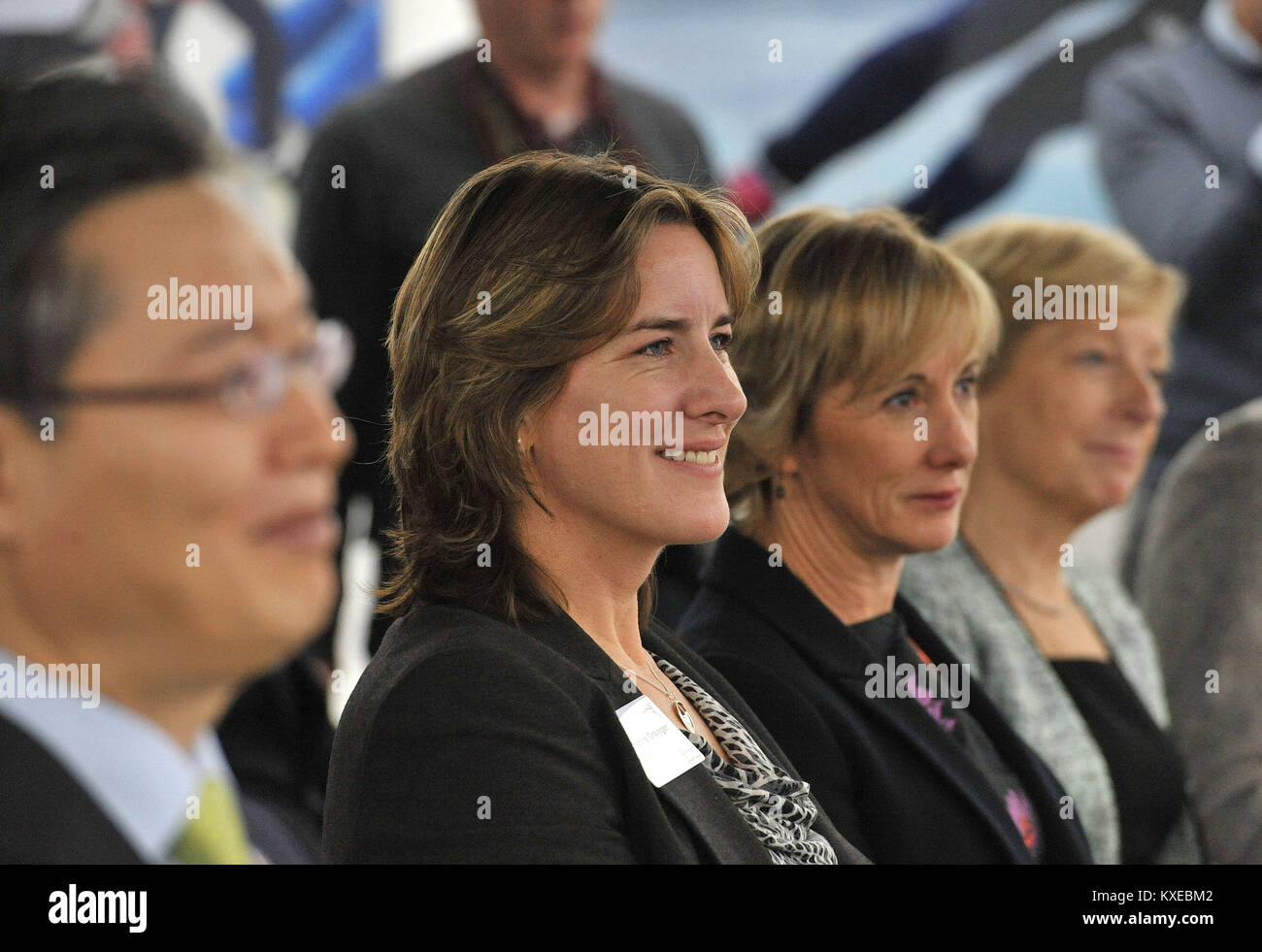 (left to right) South Korean Ambassador to the UK Joonkook Hwang, UK ...