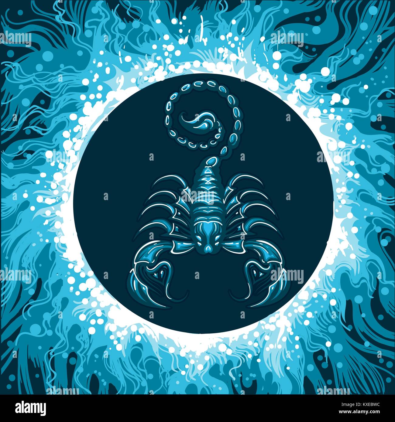 Scorpio symbol horoscope zodiac graphic High Resolution Stock ...