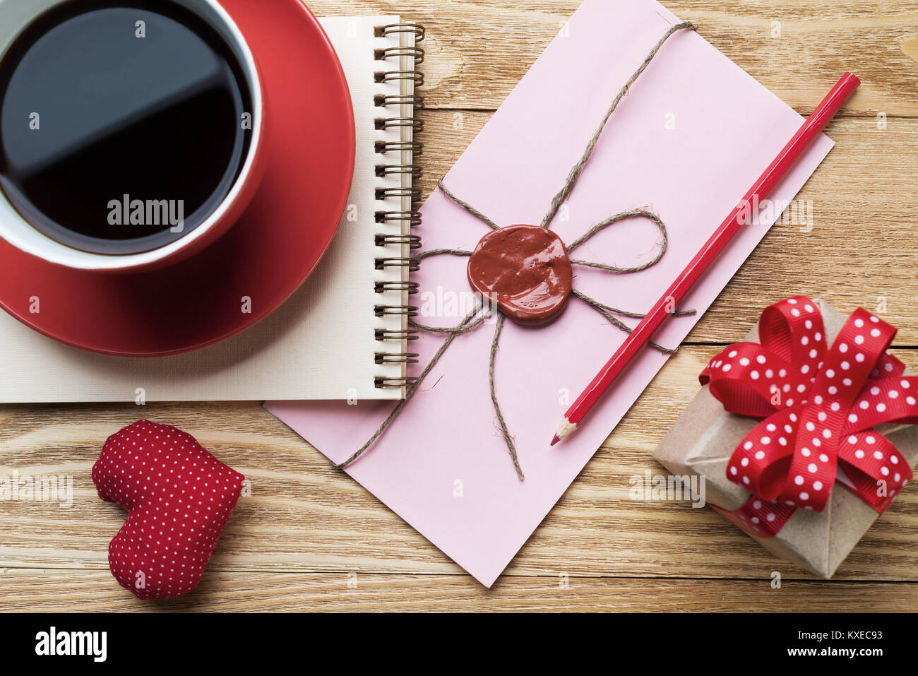 Writing love confession Stock Photo - Alamy