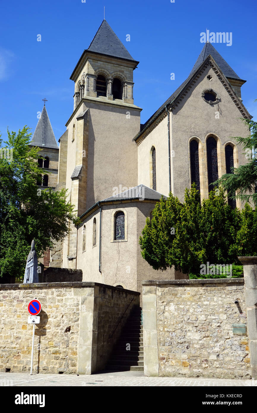 ECHTERNACH, LUXEMBOURG - CIRCA AUGUST 2016 Basilica of Saint Willibrord Stock Photo - Alamy