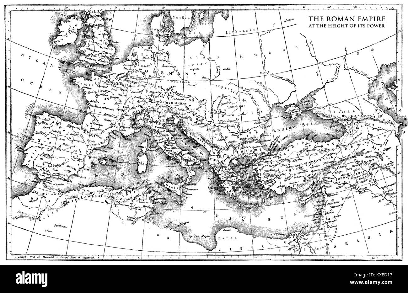 Roman Republic Map Black And White