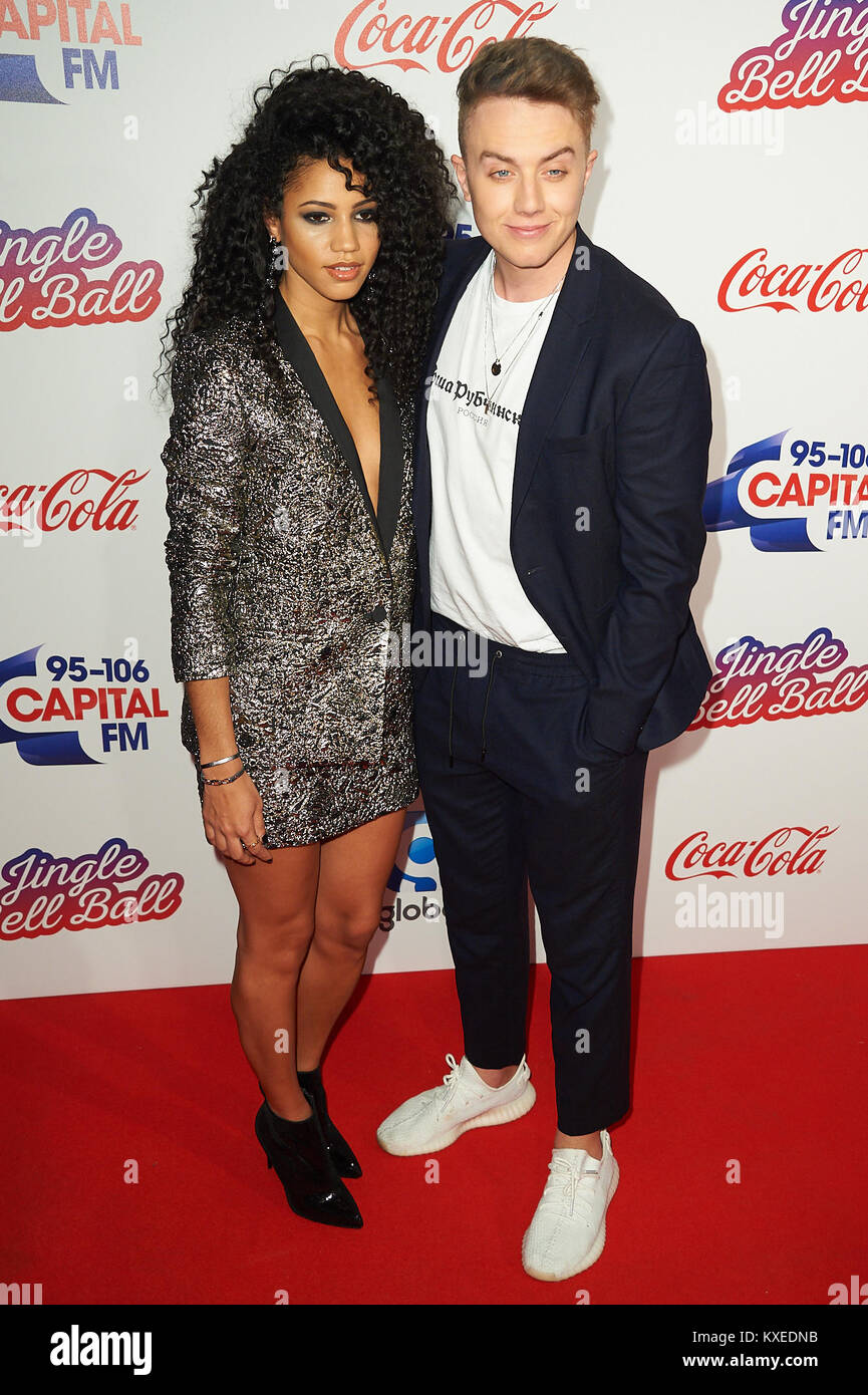 Vick Hope and Roman Kemp attend Capital’s Jingle Bell Ball with Coca ...