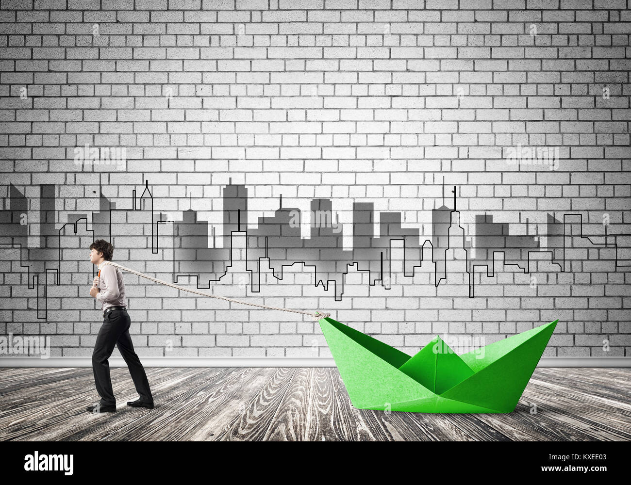 Water transporation concept Stock Photo - Alamy