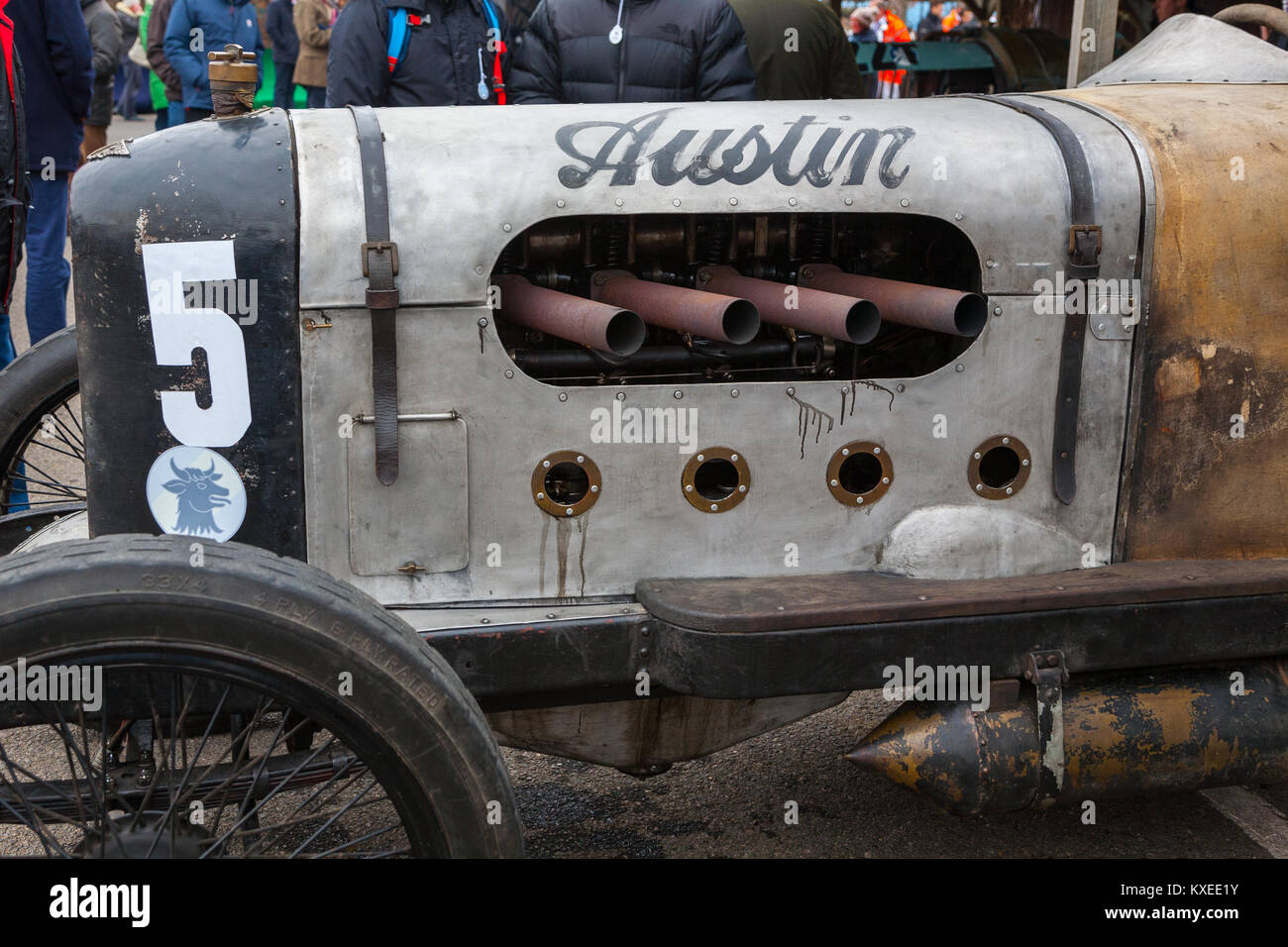 1911 Austin Hall Scott Georgian racing car, GRRC 74th members meeting ...