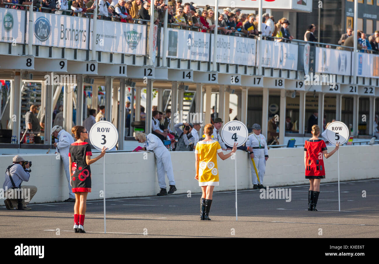 Grid girls hi-res stock photography and images - Alamy
