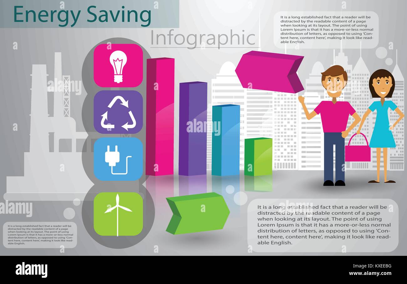 smart energy use infographic concept Stock Vector Image & Art - Alamy