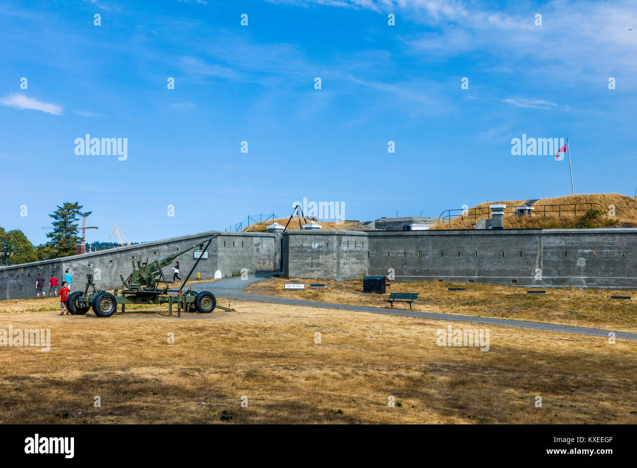 Fort Rodd Hill a National Historic Site is a coast artillery fort built ...