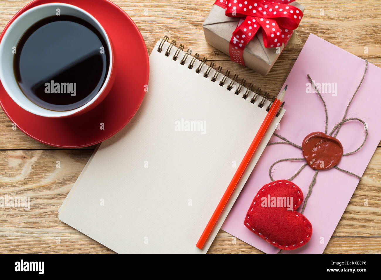 Writing love confession Stock Photo - Alamy