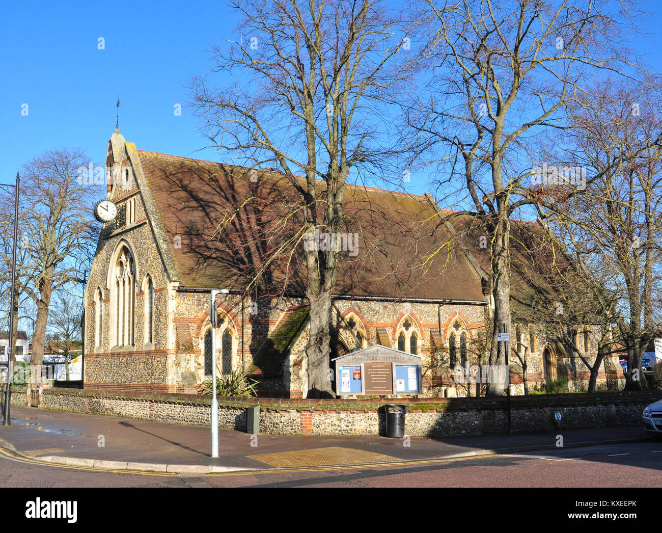 Holy Trinity Church, High Street, Stevenage, Hertfordshire, England, UK ...