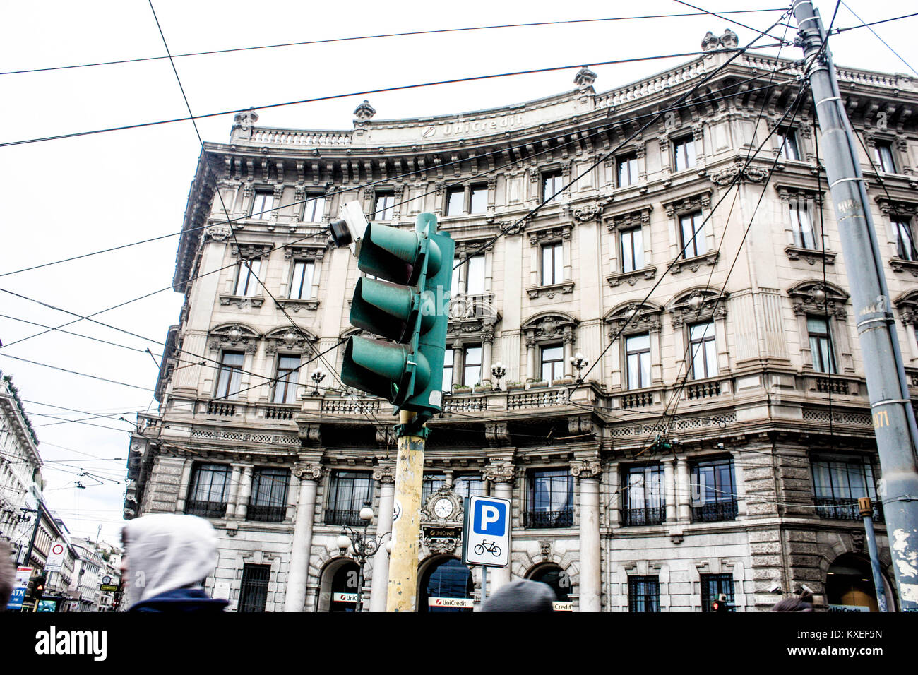 milan city life Stock Photo - Alamy