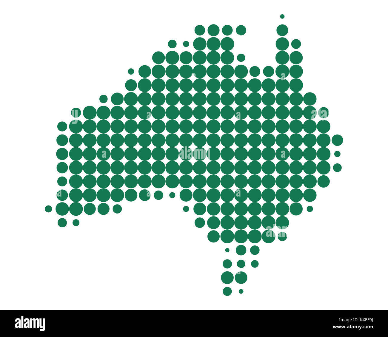 Map of Australien Stock Photo - Alamy