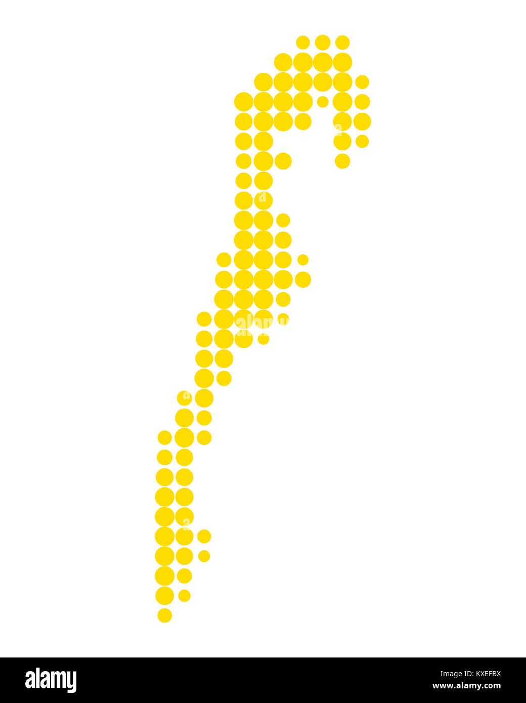 Map of Hiddensee Stock Photo - Alamy