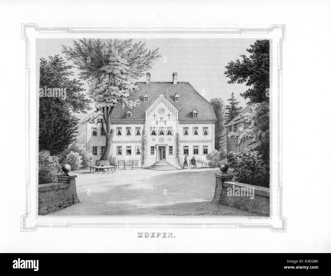 This album features detailed illustrations of castles and manor houses ...