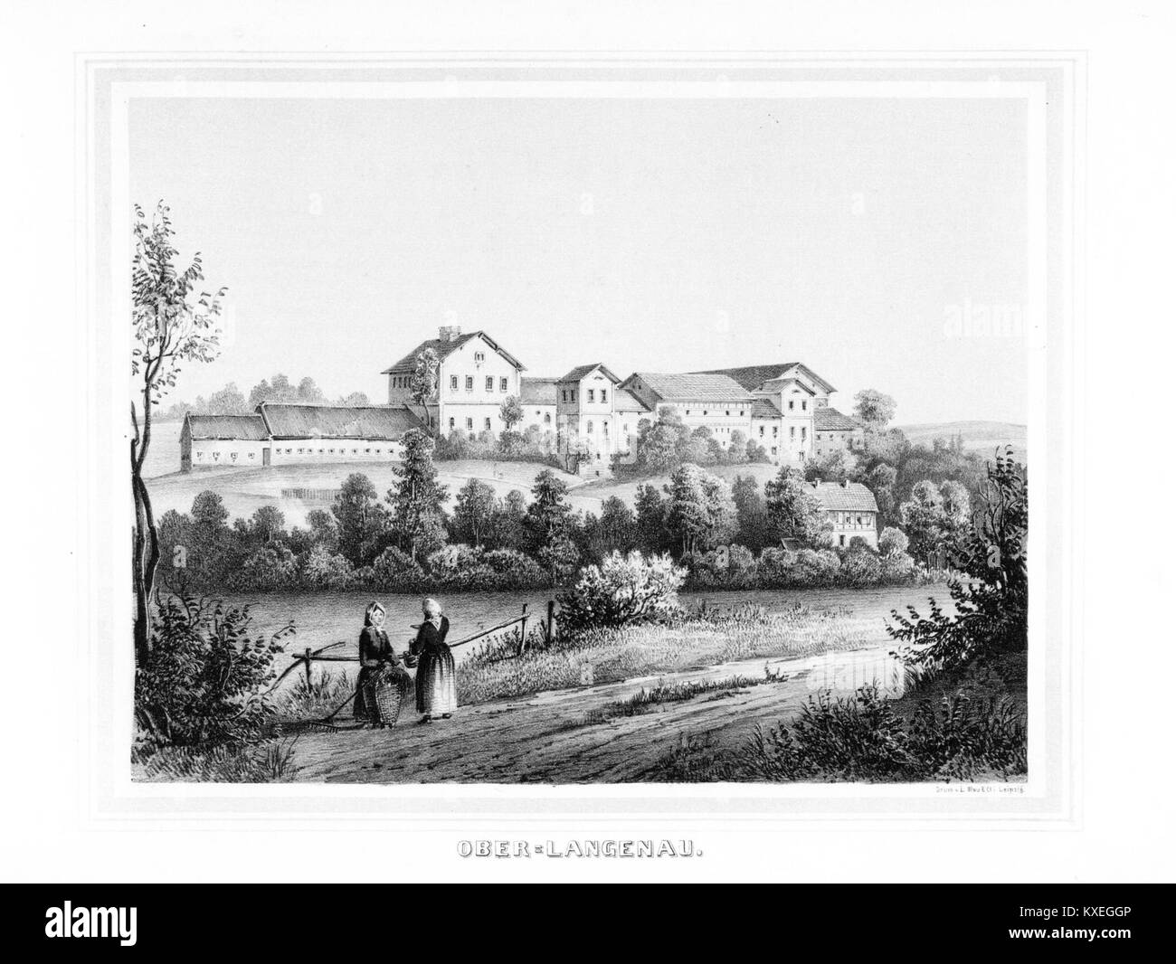 Plate IV 118 from the Album of Castles and Manors in the Kingdom of ...