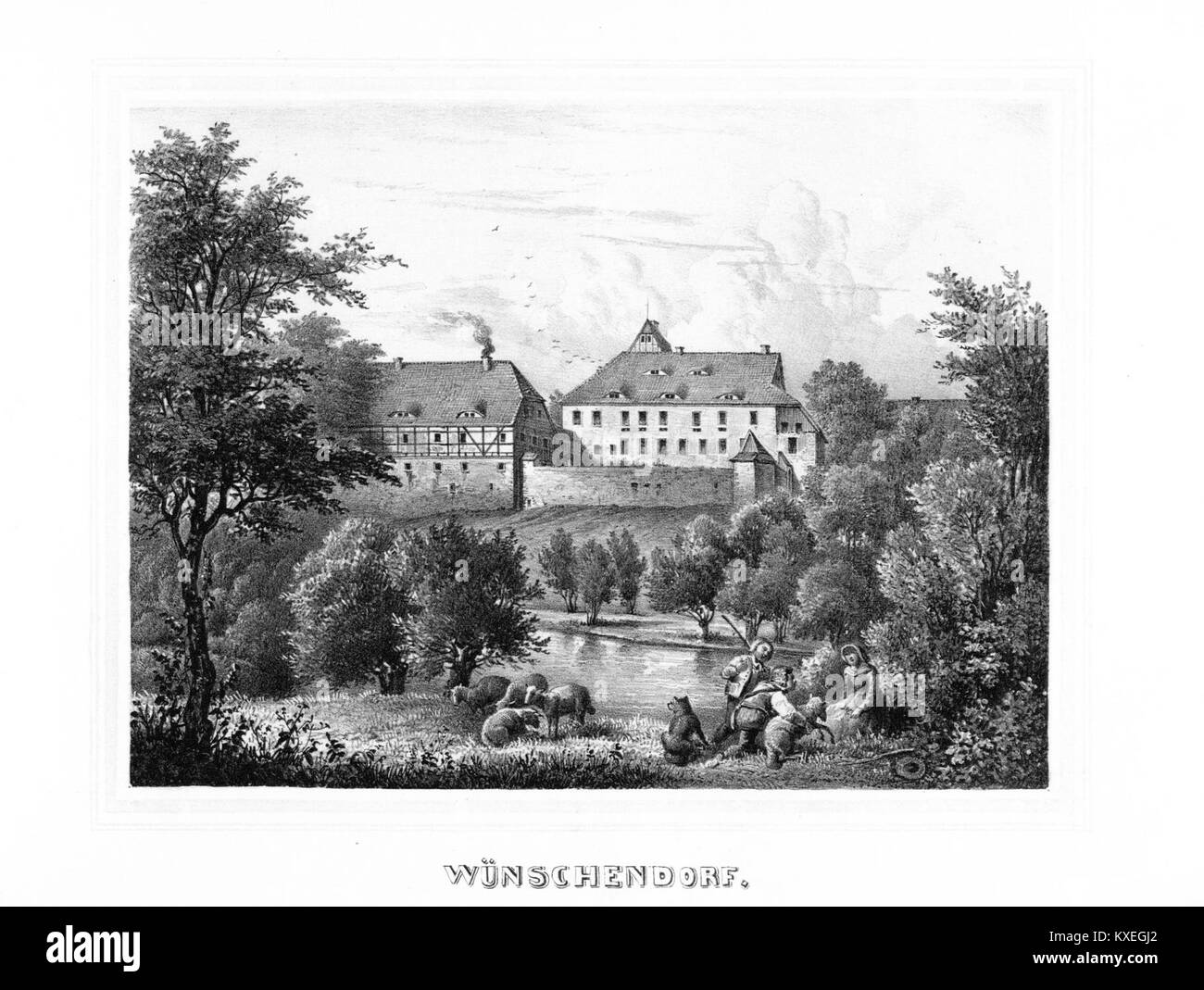 An album showcasing castles and manor houses in the Kingdom of Saxony ...