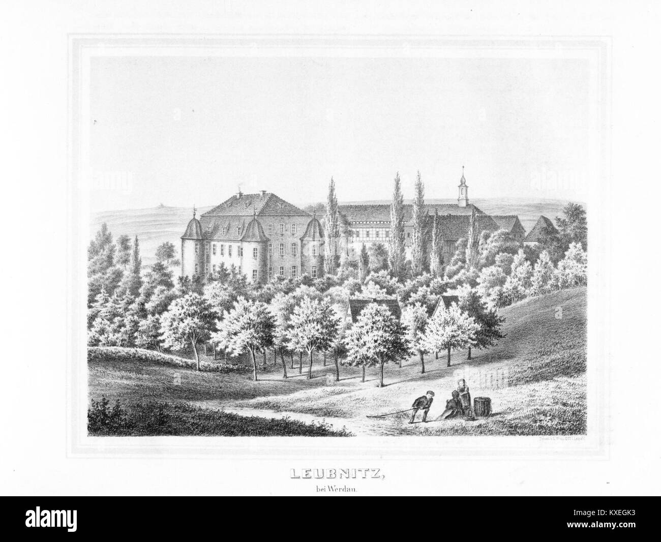 An album documenting the castles and manor houses of the Kingdom of ...