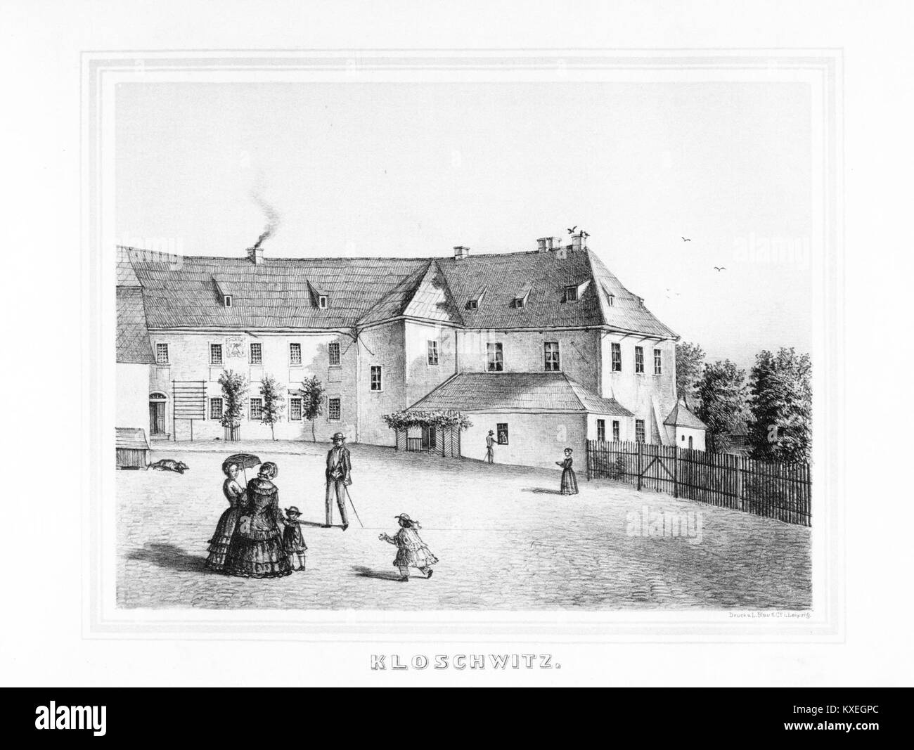 This album presents a detailed collection of castles and manor houses ...