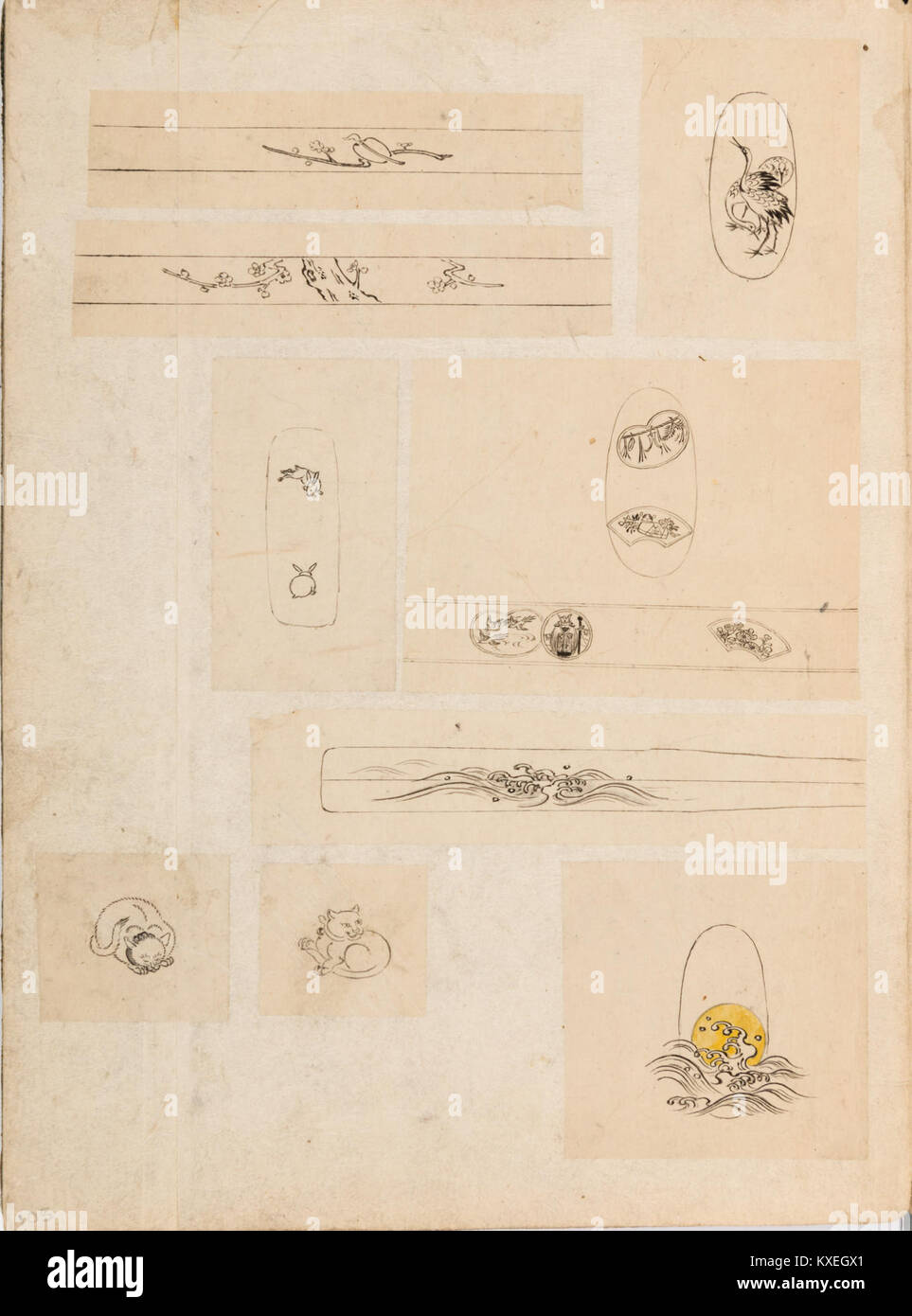 This album showcases designs for metal carving, focusing on intricate ...