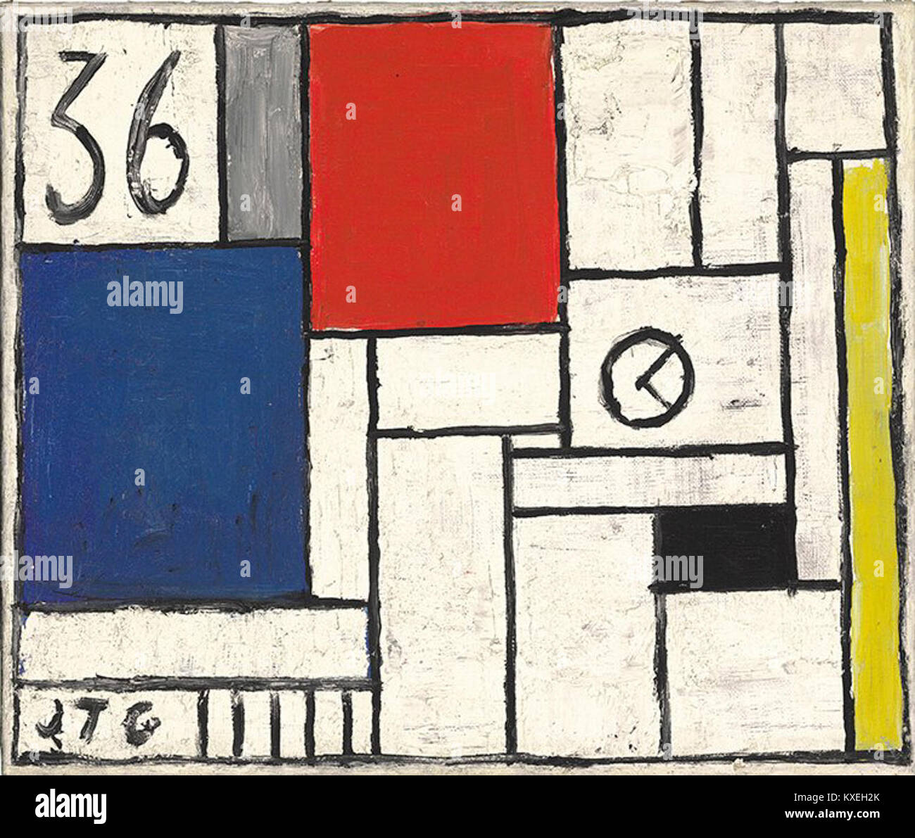 Constructivist painting hi-res stock photography and images - Alamy