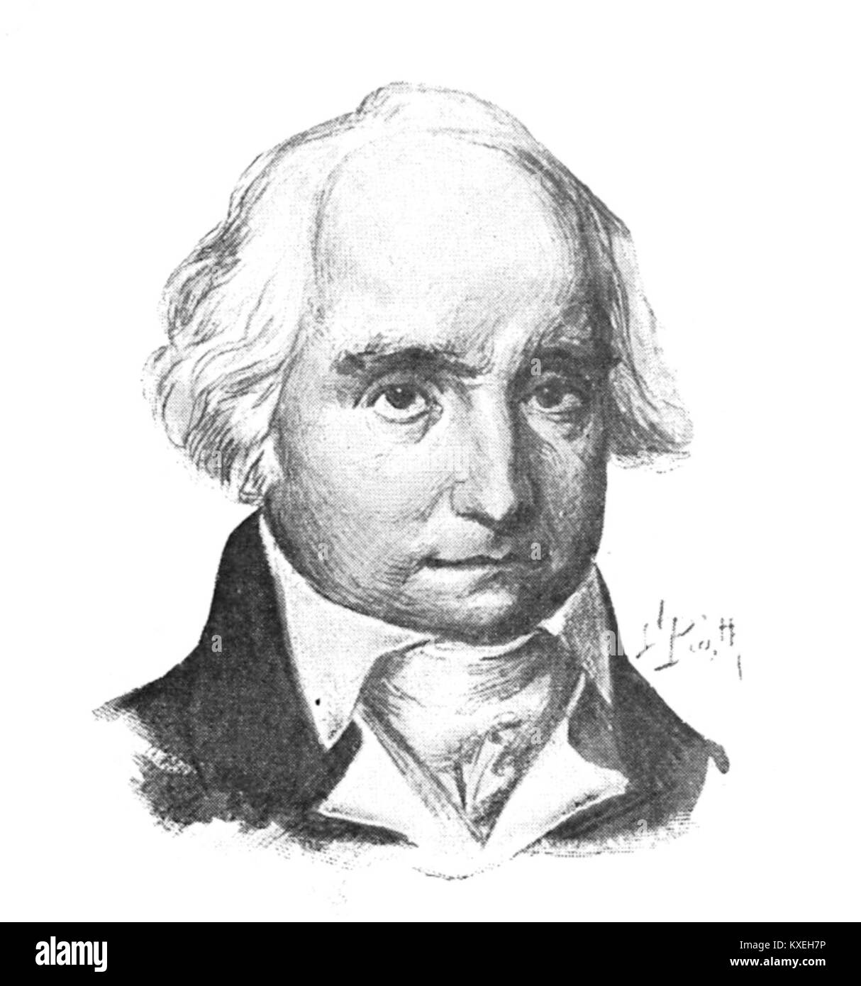 A portrait of Jan Śniadecki from 'Album pisarzy polskich'. Śniadecki ...
