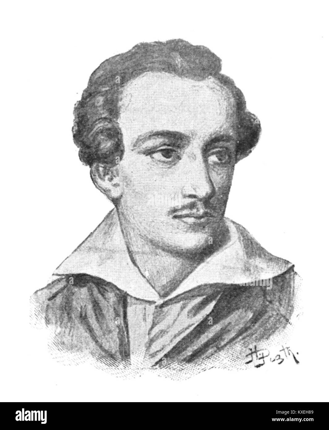 Album pisarzy polskich page145 - Juliusz Słowacki Stock Photo - Alamy