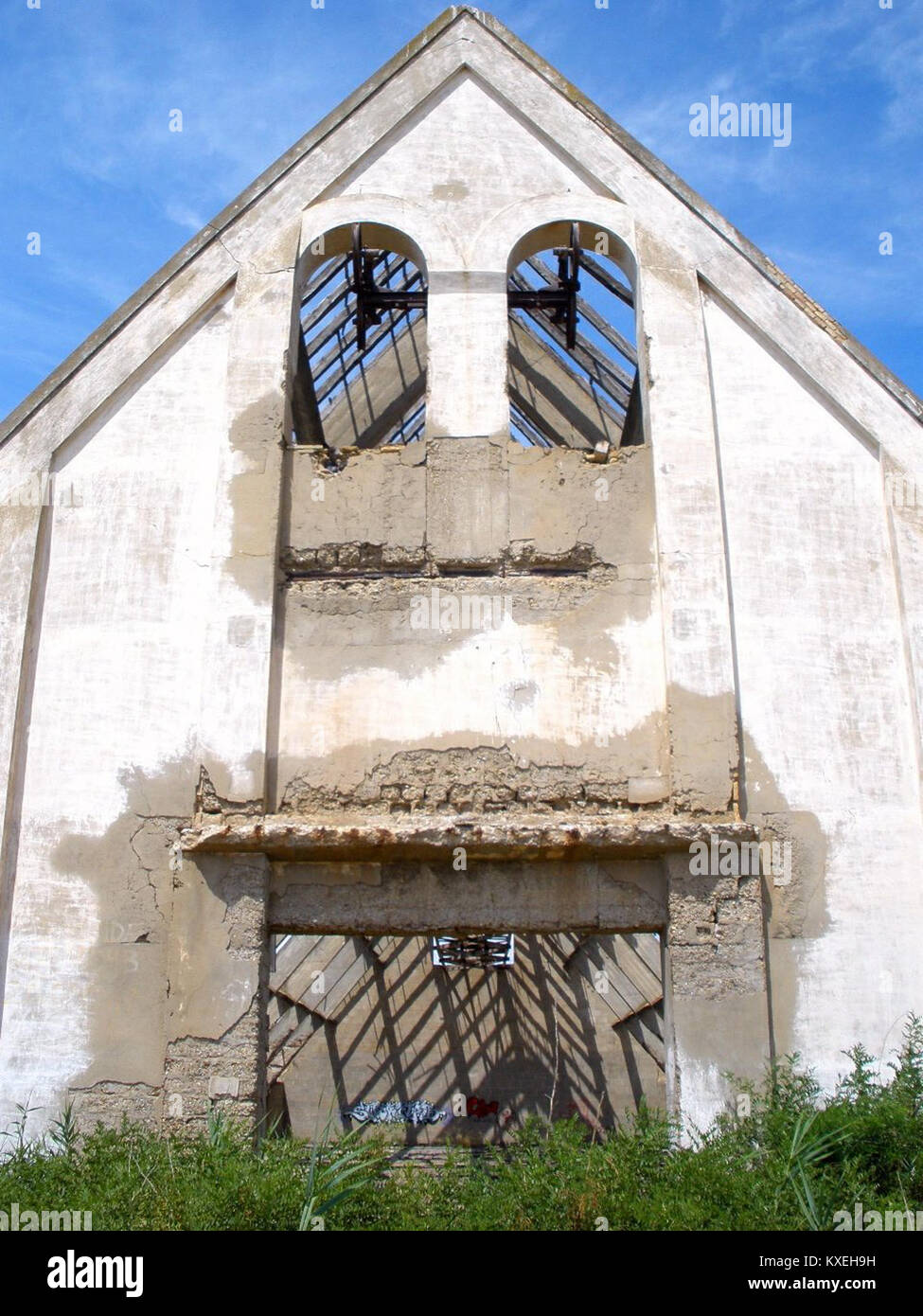 Alcalá de Ebro - Antigua fábrica de sal Purasal 4 Stock Photo - Alamy