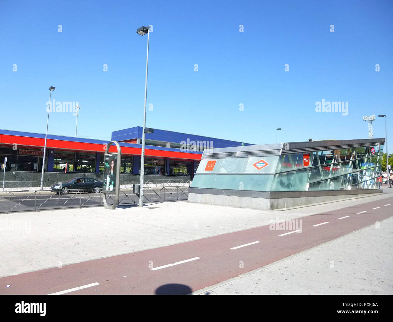 This image shows the Central Station of Alcorcón, a city near Madrid ...