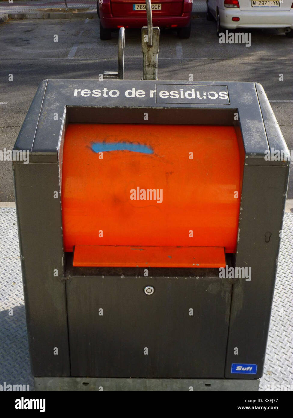 An image showing urban waste recycling efforts in Alcorcón, Spain ...