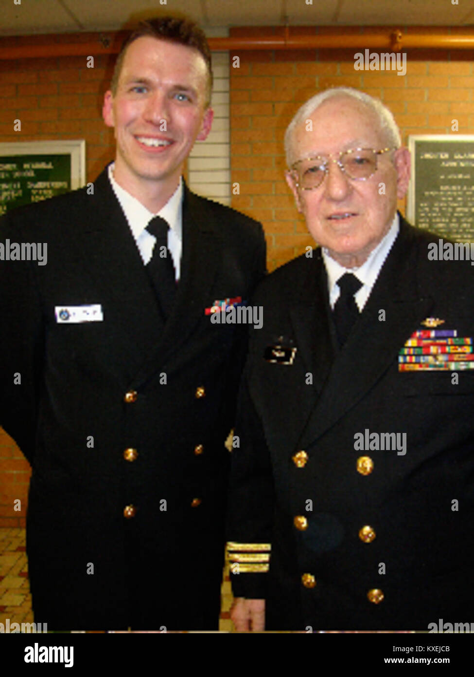 A military photograph taken on March 31, 2011, showing naval personnel ...