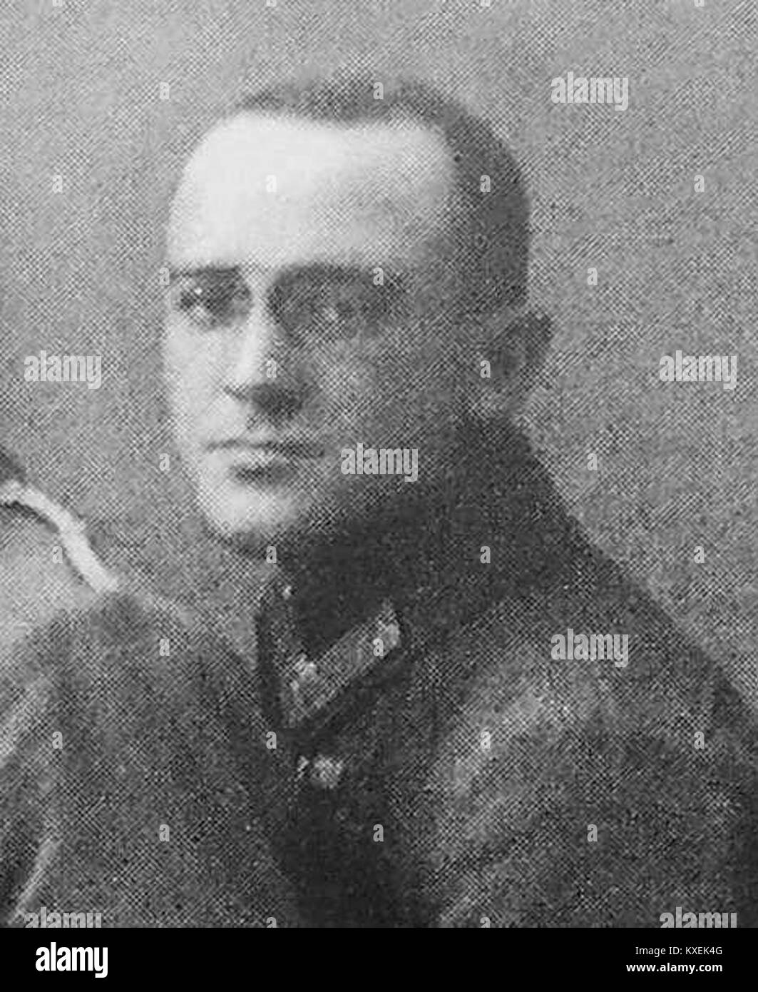 Photograph or depiction of Aleksander Slaczka dressed in military ...