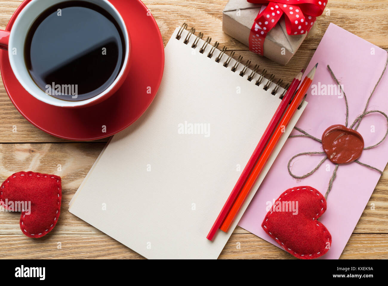 Writing love confession Stock Photo - Alamy