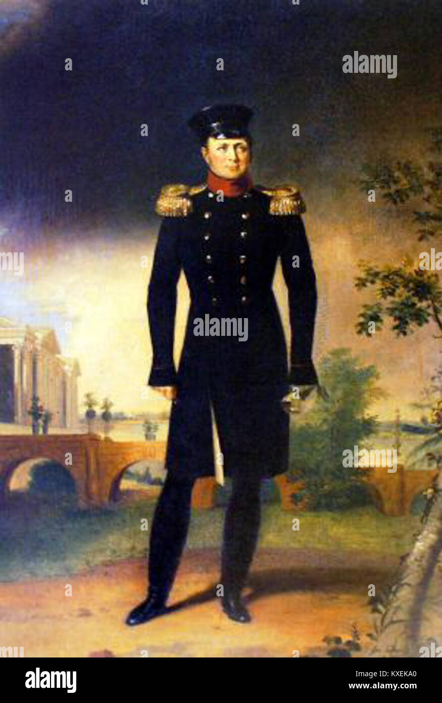 A portrait of Emperor Alexander I of Russia painted by George Dawe ...