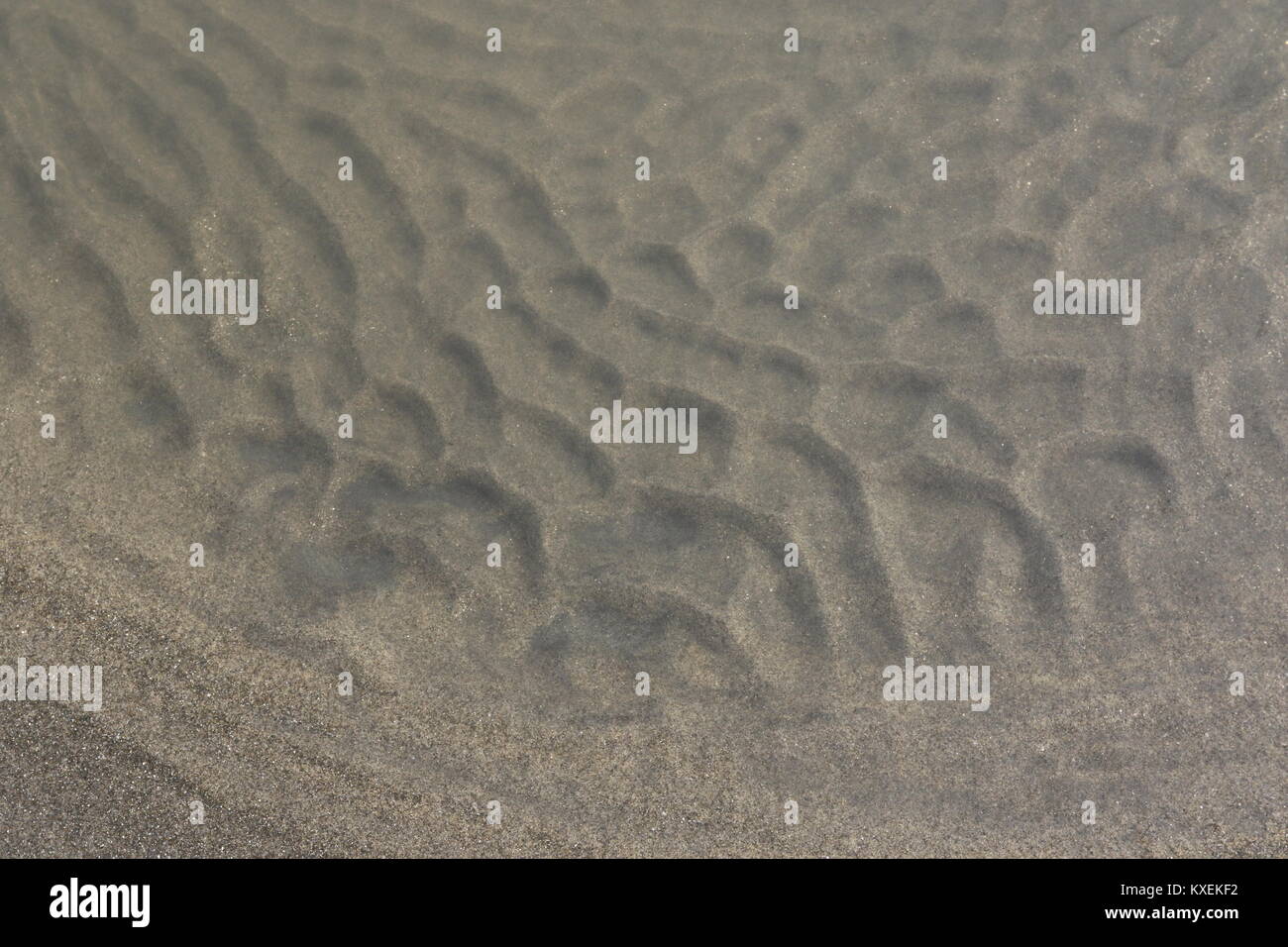 Interesting patterns in sand on a riverbed, sand Stock Photo - Alamy