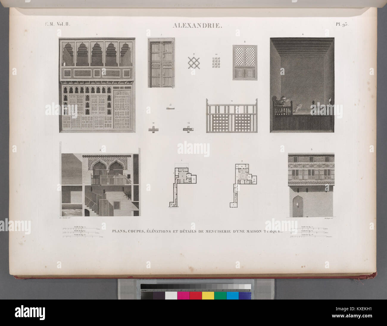 Showcases house designs with detailed floor plans hi-res stock ...