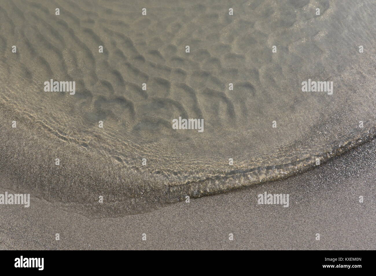 Interesting patterns in sand on a riverbed, sand Stock Photo - Alamy