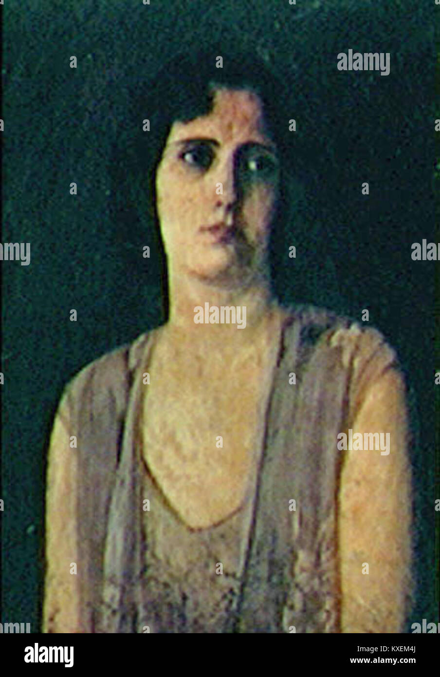 The painting ‘Retrato de Senhora’ by Alfredo Andersen (1860-1935 ...