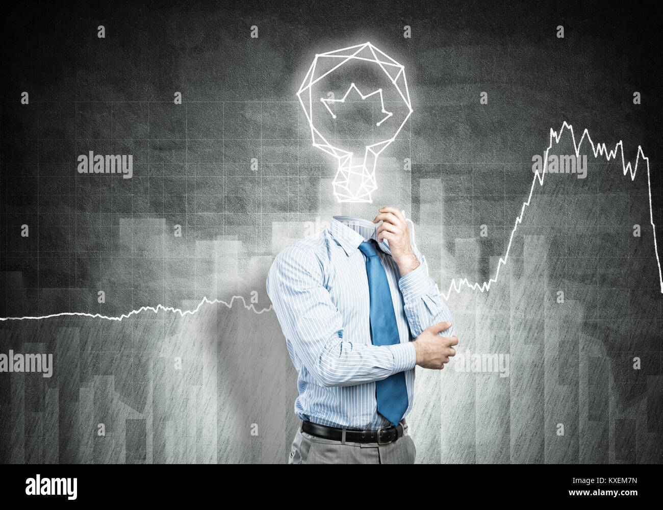 Man thinking over his idea Stock Photo - Alamy
