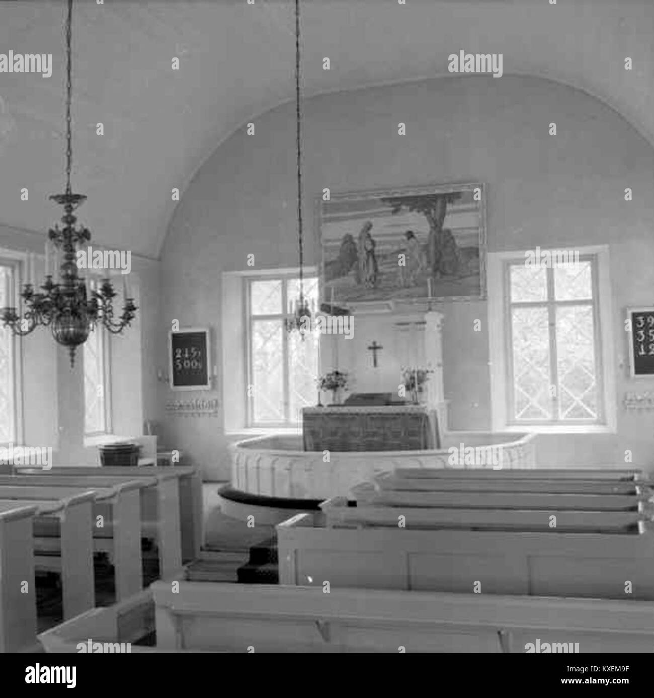 Svabensverks kyrka, located in Alfta, Sweden, is a church documented in ...