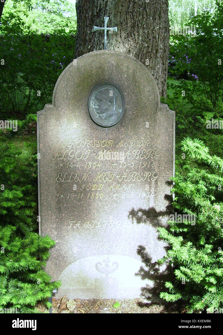 Portrait of Algot Key-Åberg, Swedish sculptor and artist known for his ...