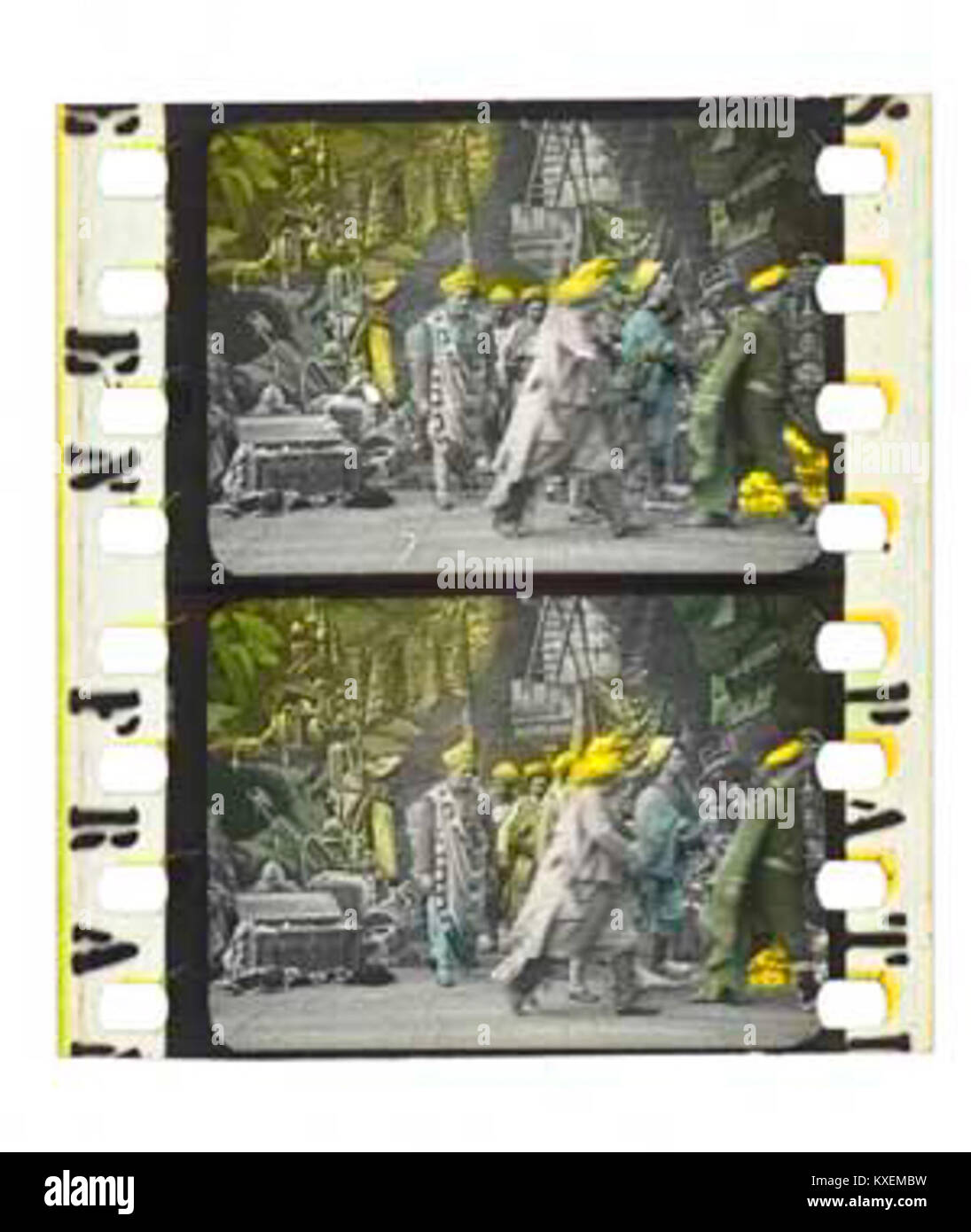 A 1907 film fragment from 'Ali Baba et les quarante voleurs,' an early ...