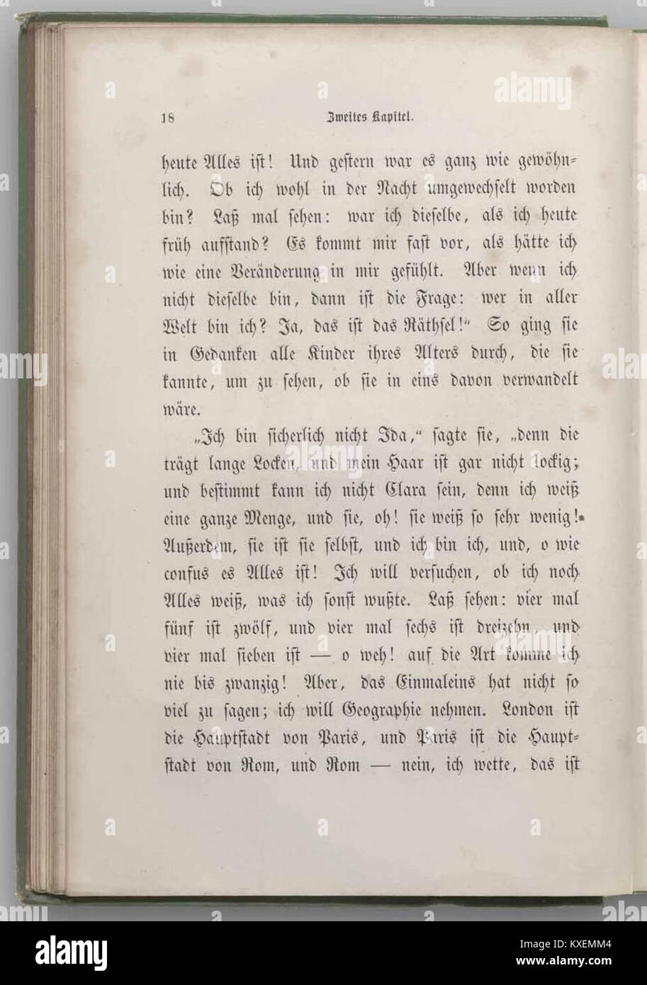A German translation of Lewis Carroll’s 'Alice's Adventures in ...