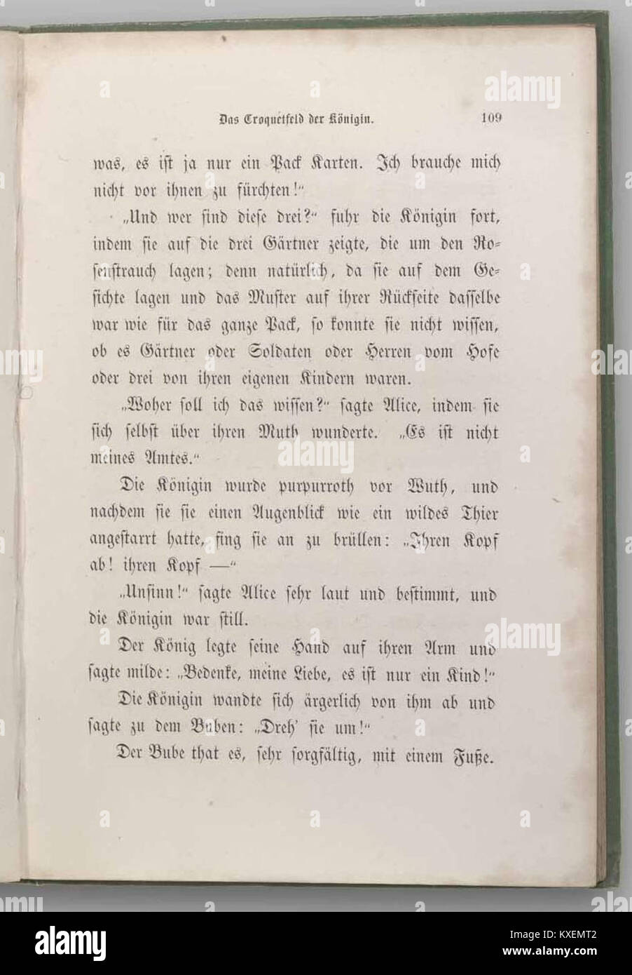 Alice’s Abenteuer im Wunderland 109 Stock Photo - Alamy