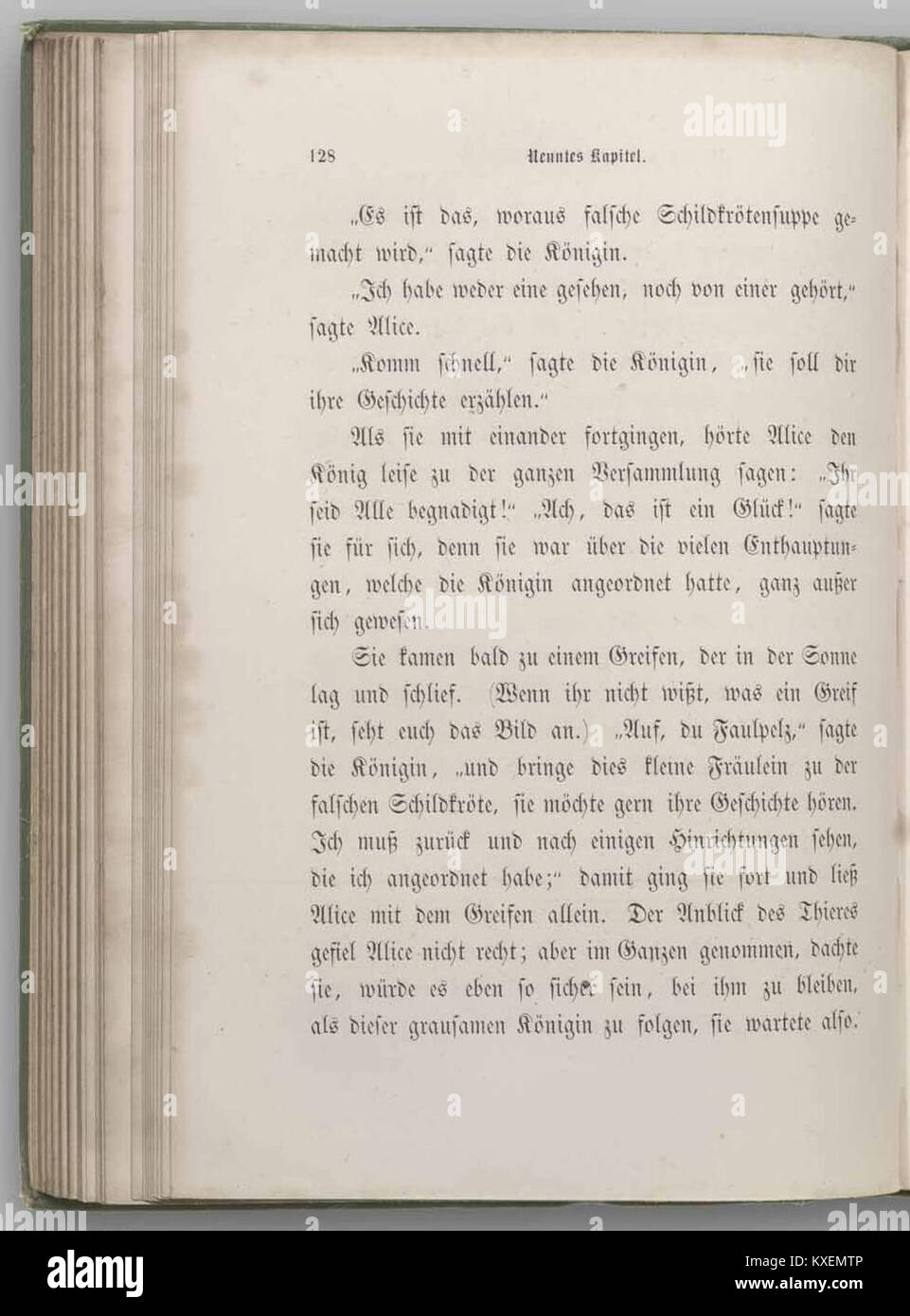 A German edition of Lewis Carroll’s classic 'Alice’s Adventures in ...