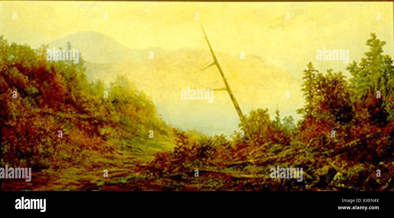 Allan Edson - Autumn, Mount Orford (1872 Stock Photo - Alamy